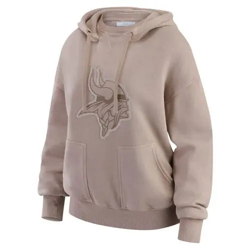 WEAR BY ERIN ANDREWS Minnesota Vikings Washed Pullover Crewdie