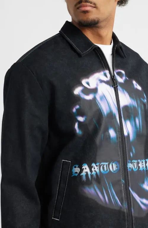 SANTO STUDIO Milano Zip-up Shirt Jacket