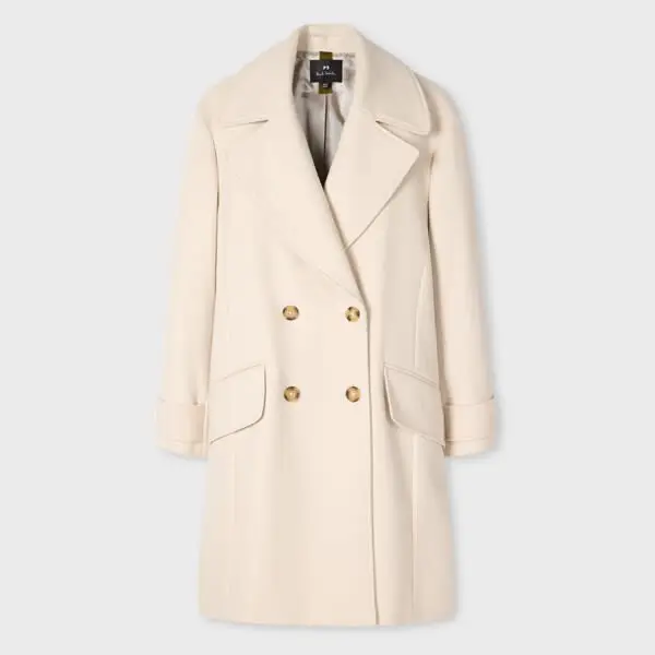 Paul Smith Wool-cashmere Double-breasted Coat