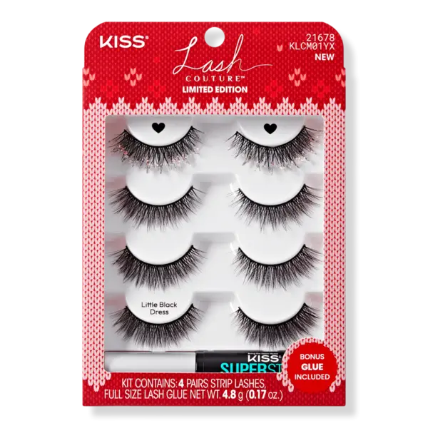 Kiss Lash Couture Holiday False Lashes Little Black Dress - One-color