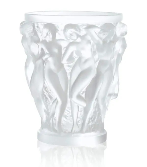 Lalique Bacchantes Grand Vase - Clear