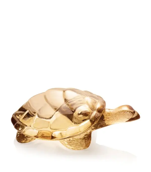 Lalique Caroline Turtle Ornament - Clear
