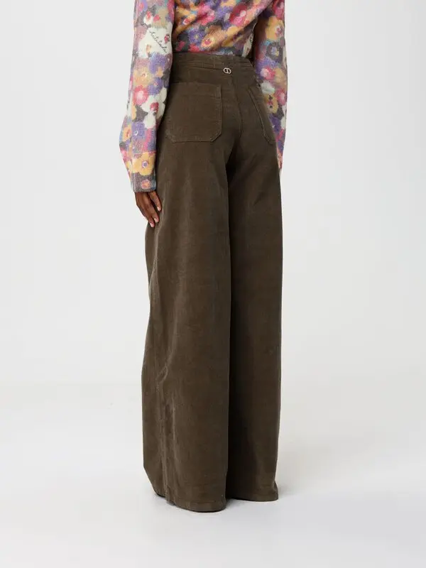 TWINSET Wide Leg Trousers - Green
