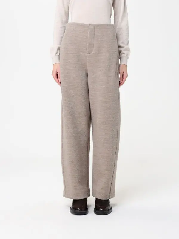 Max Mara Tailored Wide Leg Trousers - Beige