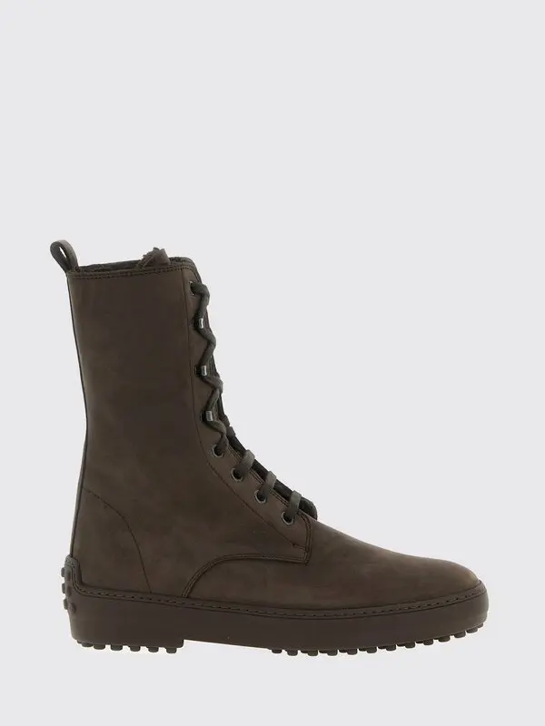 TOD'S Lace-up Combat Boots - Brown