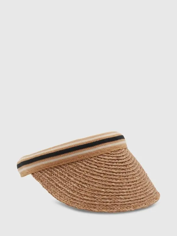Helen Kaminski Straw Visor - Hazel