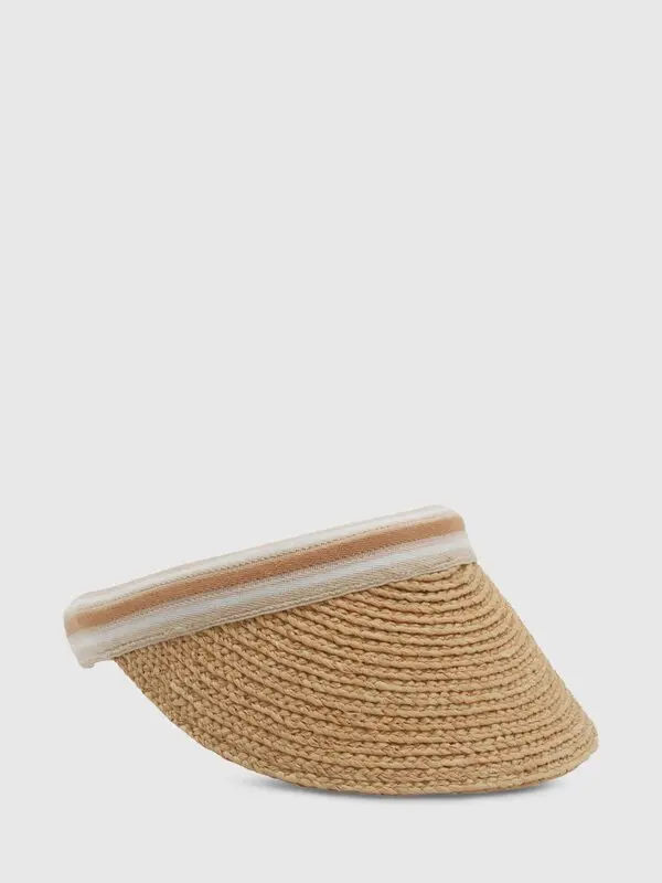 Helen Kaminski Straw Visor - Natural