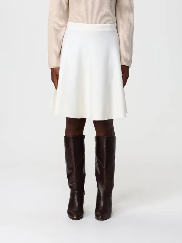 Max Mara A-line Skirt - Pearl