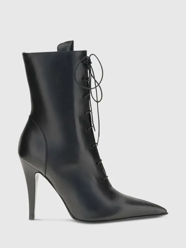 Alexander McQueen Lace Up Ankle Boots