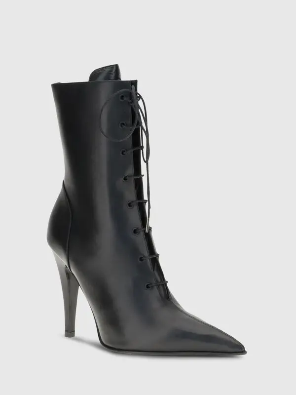 Alexander McQueen Lace Up Ankle Boots