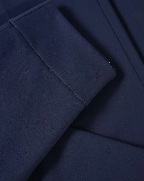 Veronica Beard Kalinda Wide-leg Ponte Pant - Navy