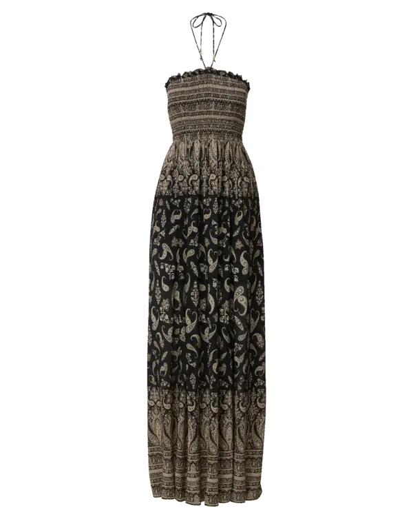 Veronica Beard Ayanna Halter Maxi Dress