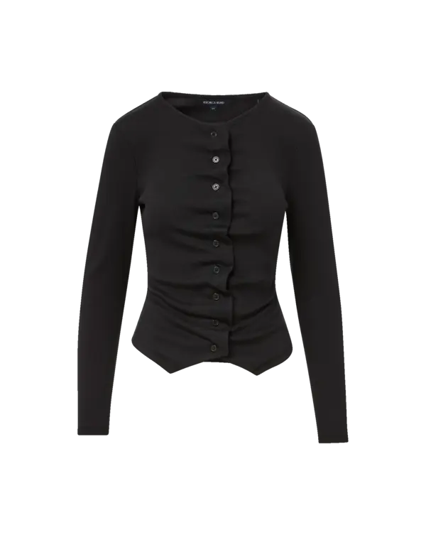 Veronica Beard Jasminah Button-front Top