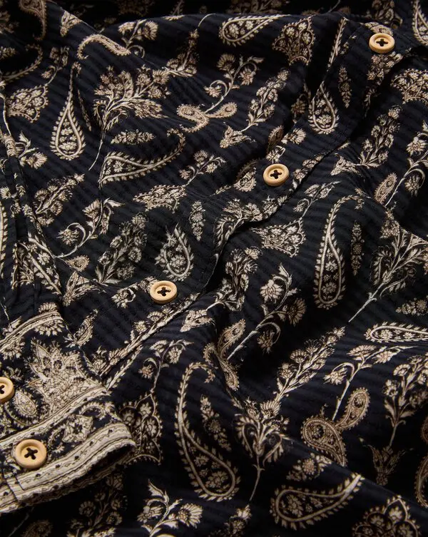 Veronica Beard Lloyd Paisley Button-down Shirt