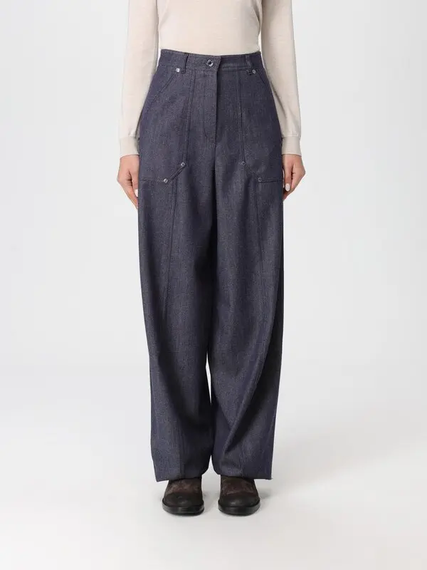 Max Mara Wide Leg Pants - Denim