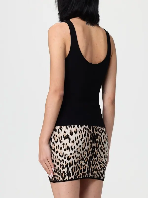 Roberto Cavalli Leopard Print Tank Top