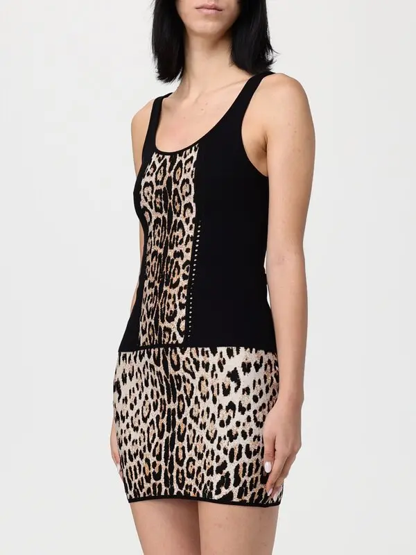 Roberto Cavalli Leopard Print Tank Top