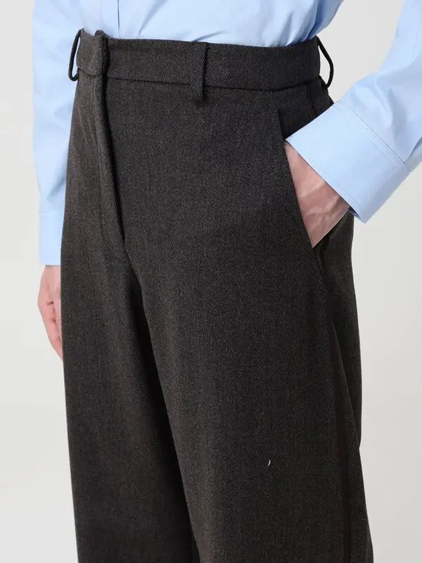 Moschino Tailored Wide Leg Trousers - Brown