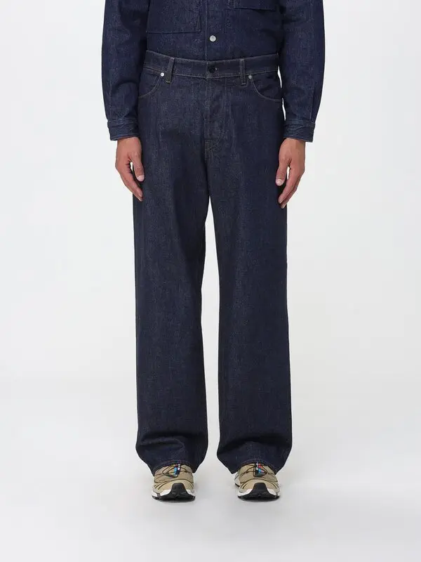 Stone Island Straight Cotton Jeans - Denim