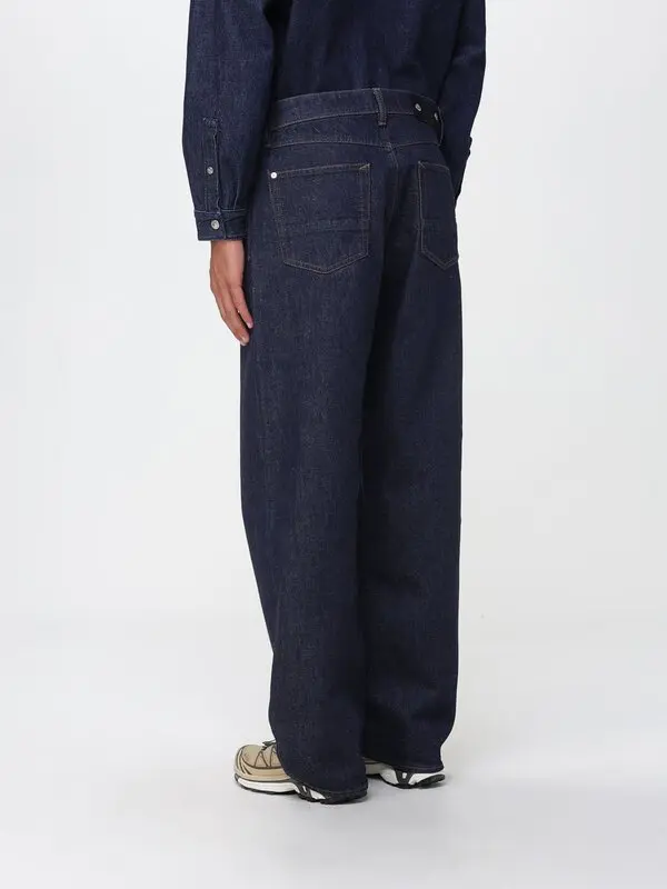 Stone Island Straight Cotton Jeans - Denim