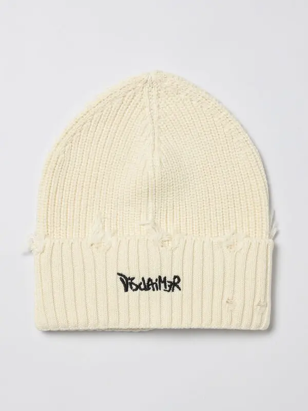 DISCLAIMER Ribbed Beanie - Milk