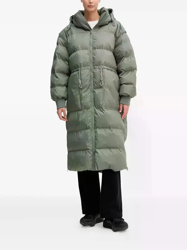 Adidas By Stella McCartney Hooded Drawstring Padded Coat