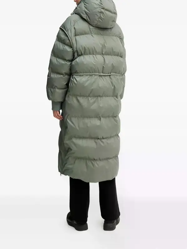 Adidas By Stella McCartney Hooded Drawstring Padded Coat