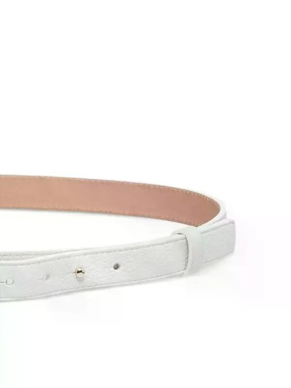 Giorgio Armani Pebbled Leather Buckle Belt