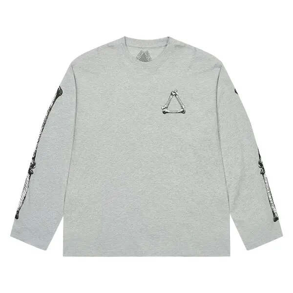 PALACE Tri-bone Long-sleeve Shirt - Grey