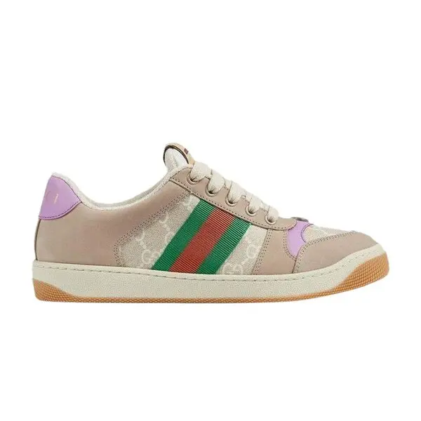 Gucci Screener Gg Supreme Sneakers - Cream