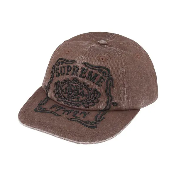 Supreme Italy 6-panel Cap - Brown