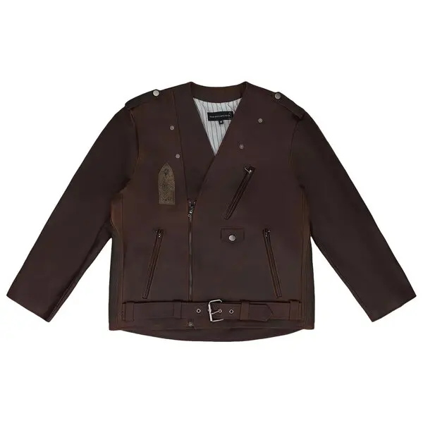 WHO DECIDES WAR BY EV BRAVADO Perfecto Leather Jacket