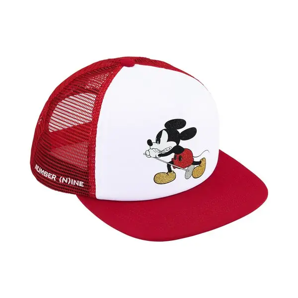 Supreme X Number Ine X Mickey Mouse Mesh Back 5-panel - Red