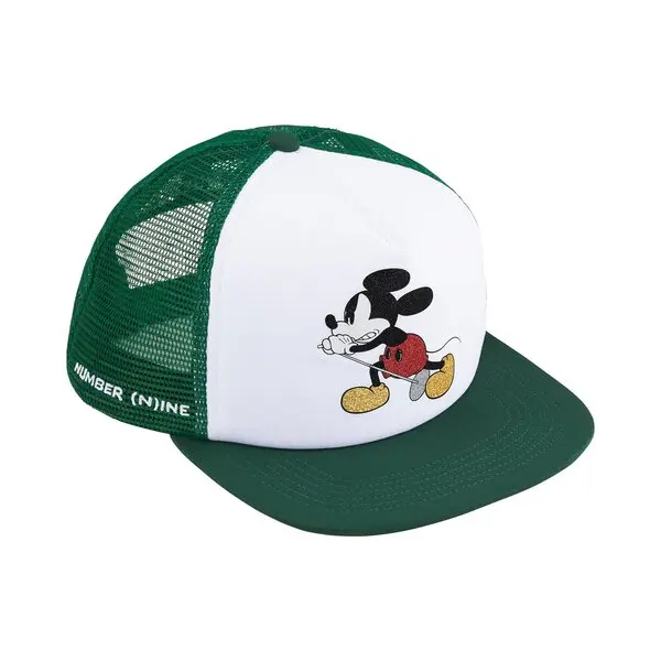 Supreme X Number Ine X Mickey Mouse 5-panel Mesh Back Hat - Green