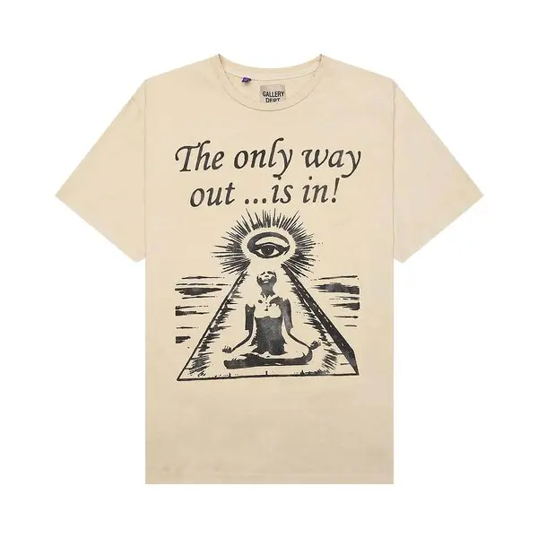 GALLERY DEPT. Only Way Out Tee - White