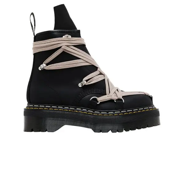 Rick Owens Dr. Martens X 1460 Quad Sole Megalace Boots
