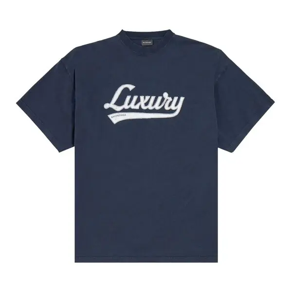 Balenciaga Oversized T-shirt - Blue