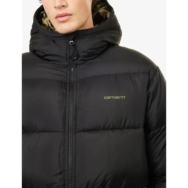 Carhartt Work In Progress Toronto Hooded Shell Jacket - Black Camo Duckgreen