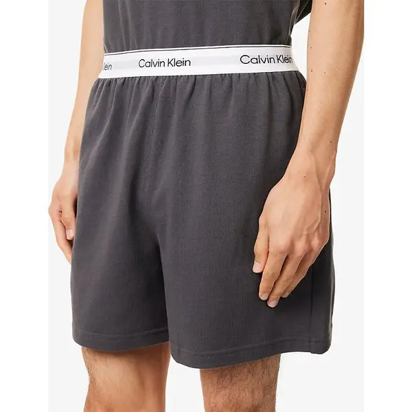 Calvin Klein Icon Short-sleeve Cotton-jersey Set