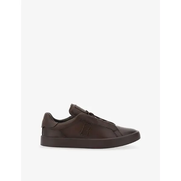 Boggi Milano Essence Leather Low-top Trainers