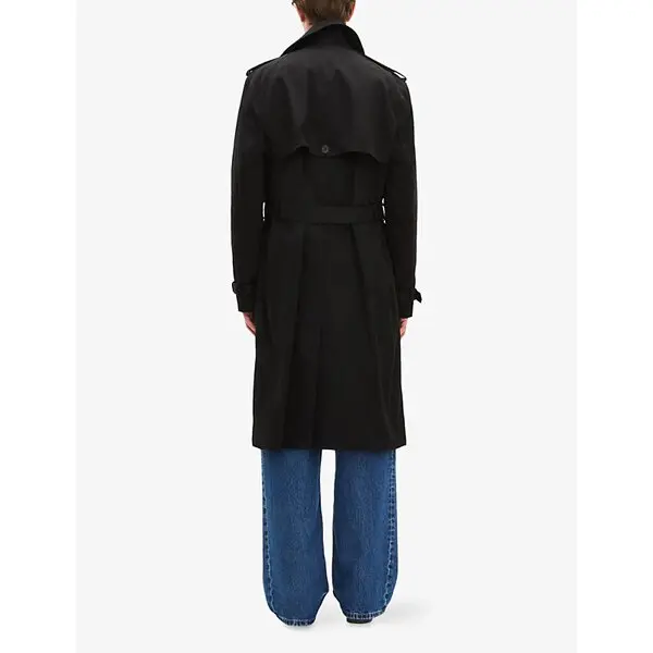 The Kooples Cotton Double-breasted Trench Coat