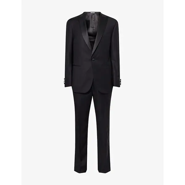 Corneliani Notched-collar Single-breasted Wool Tuxedo Suit
