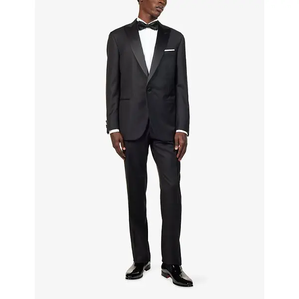 Corneliani Notched-collar Single-breasted Wool Tuxedo Suit