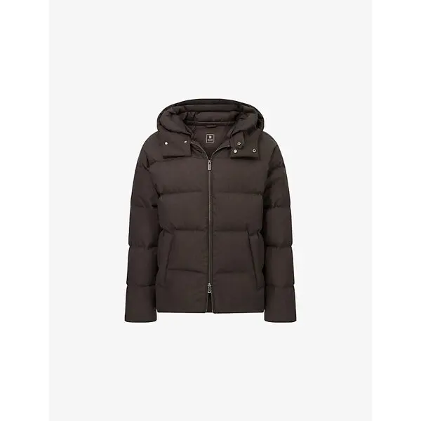 Boggi Milano Padded Shell-down Bomber Jacket