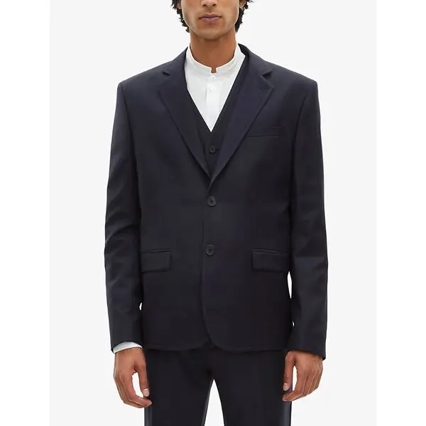The Kooples Single-breasted Regular-fit Wool Blazer
