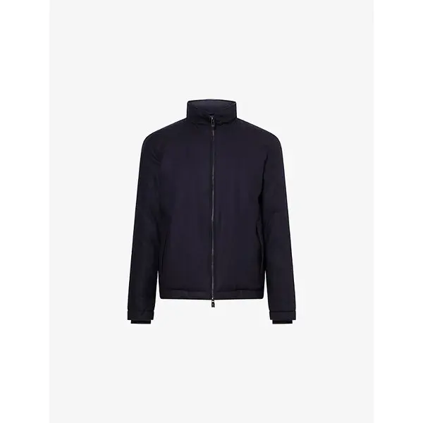 Corneliani Cashmere Blend Padded Blouson Jacket