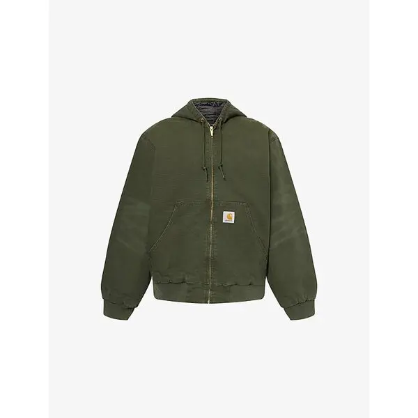 Carhartt Work In Progress Og Active Hooded Cotton Jacket - Olive