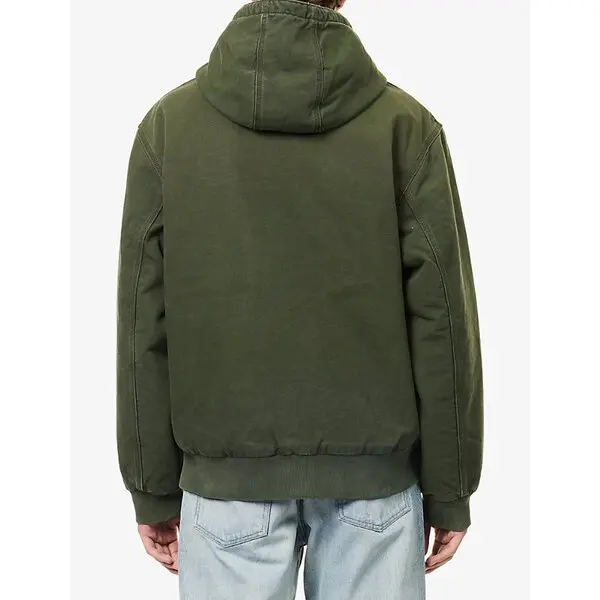 Carhartt Work In Progress Og Active Hooded Cotton Jacket - Olive