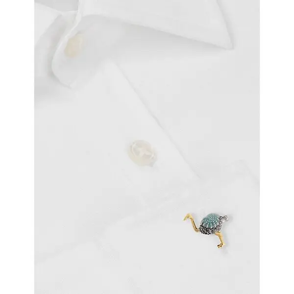 Paul Smith Bird Copper And Zinc Cufflinks - Multicolour