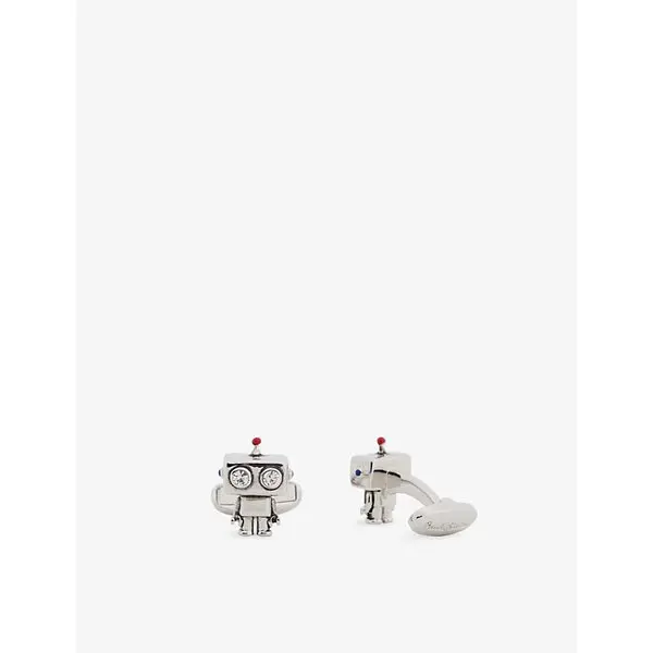 Paul Smith Robot Copper And Zinc Cufflinks - Metallic